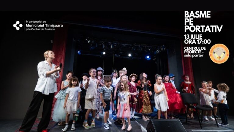 „Basme pe portativ”, un spectacol cu şi pentru copii, la Timișoara
