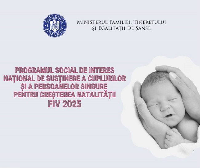 Ministerul Familiei dorește continuarea programului FIV și în 2025