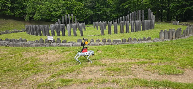 Un robot-câine al UTCN a scanat în premieră situl arheologic de la ...